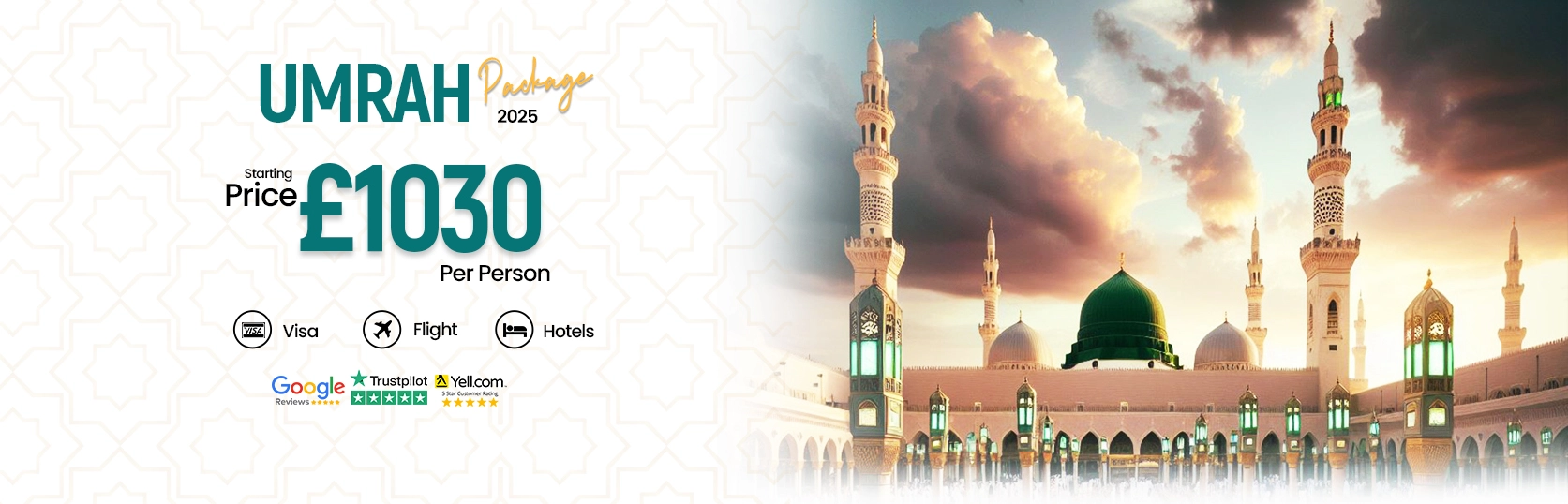 Summer Umrah Packages 2025 from UK AL Hateem Travels